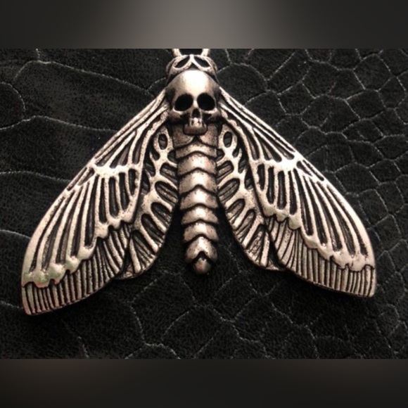 Accessories | Hannibal Death Moth Dark Butterfly Skeleton Skull Mothra ...